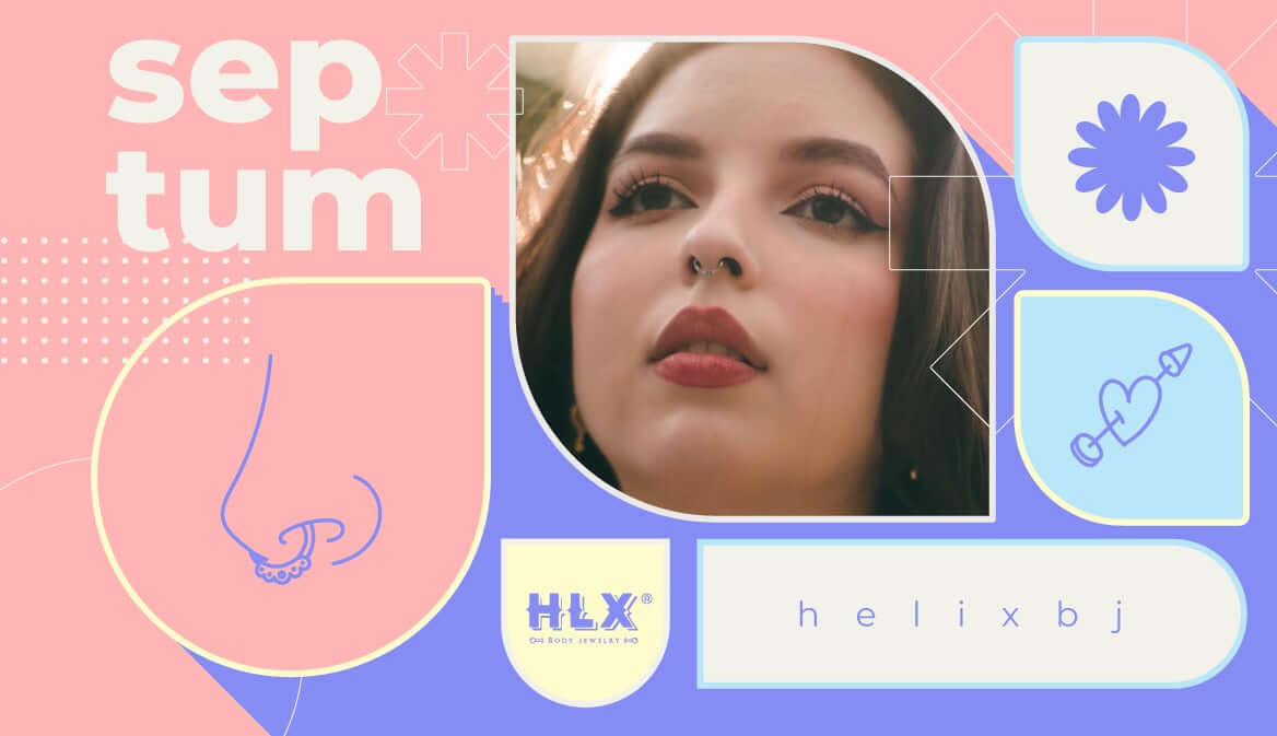 Piercings Septum en Oro y Titanio | Estilo Seguro y Audaz – Helix ...