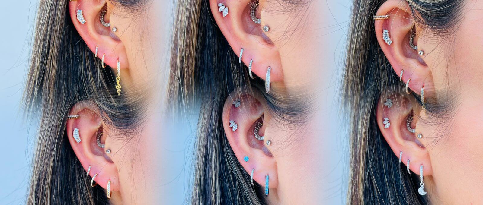 Aretes de Titanio, Oro y Acero | Helix Body Jewelry – Helix Body ...