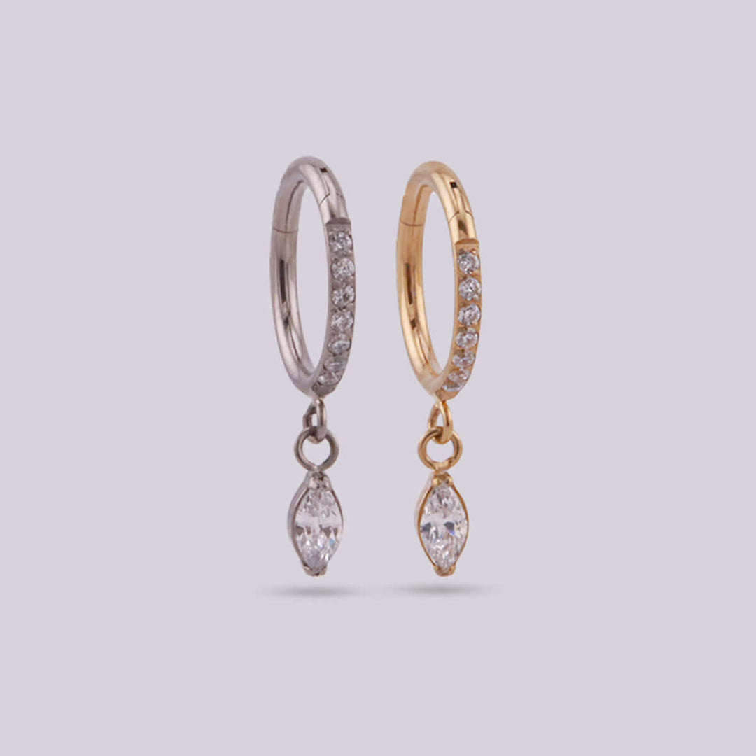 Piercing Helix en Oro 18k y Titanio | Joyas Premium Helix Body Jewelry ...